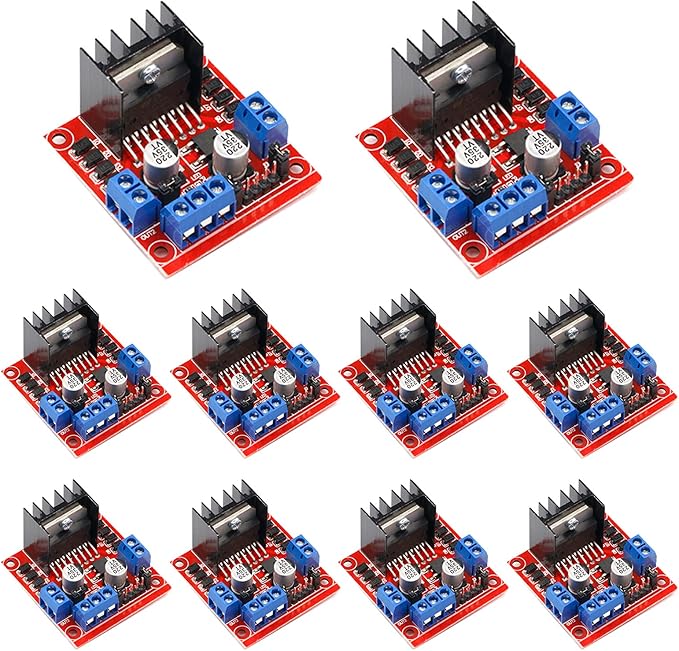 Amazon.com: 10 Pack L298N Motor Drive Controller Board DC Dual H-Bridge ...
