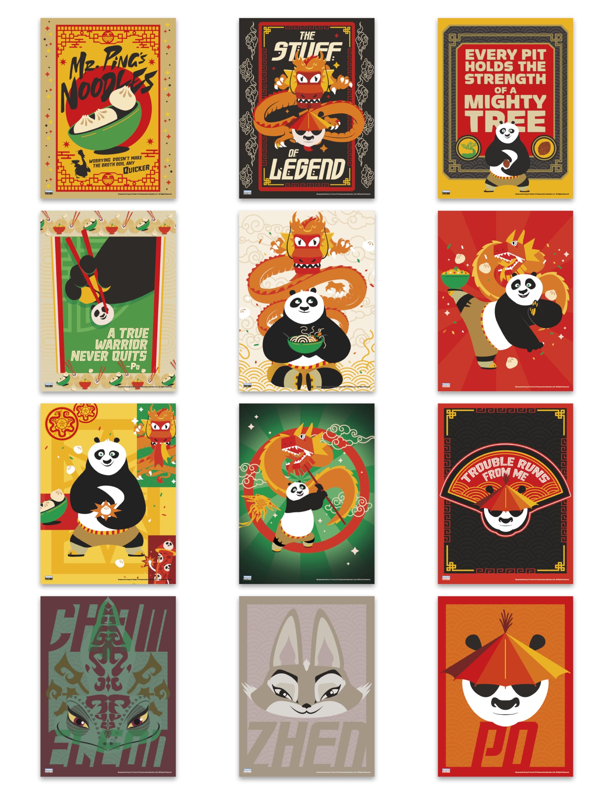 Amazon.com: Trends International Kung Fu Panda 4 Poster Book Poster ...