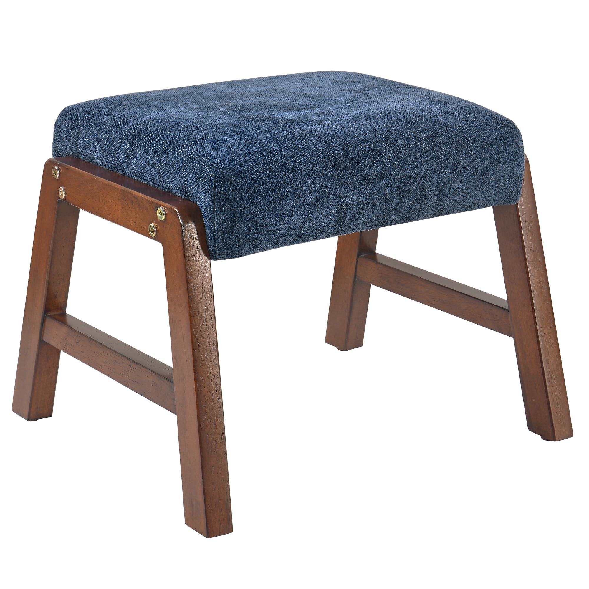 Amazon.com: MODERION Small Footstools with Solid Wood Legs, 13.4" W ...