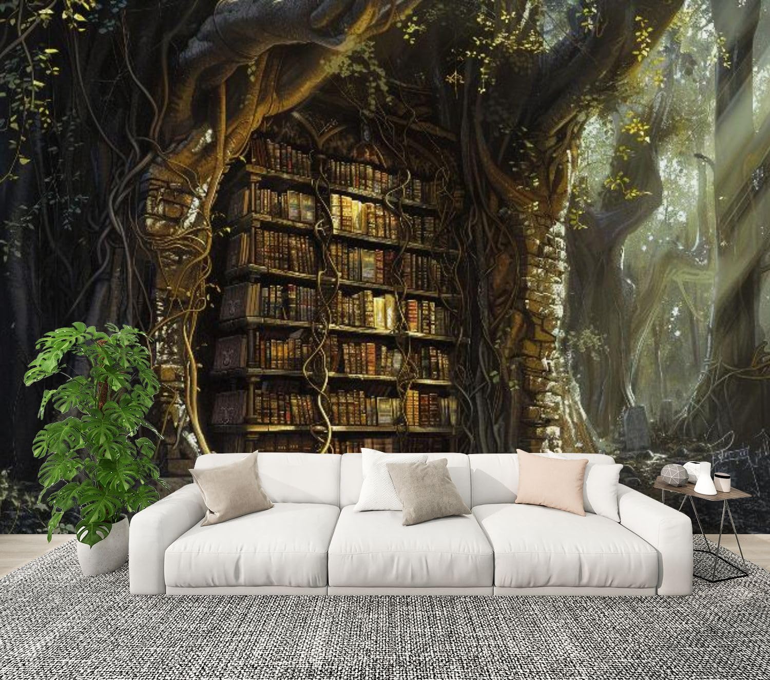 Fantasy Art Wallpaper Rendering Wall Murals Fantasy Art Blue Glowing