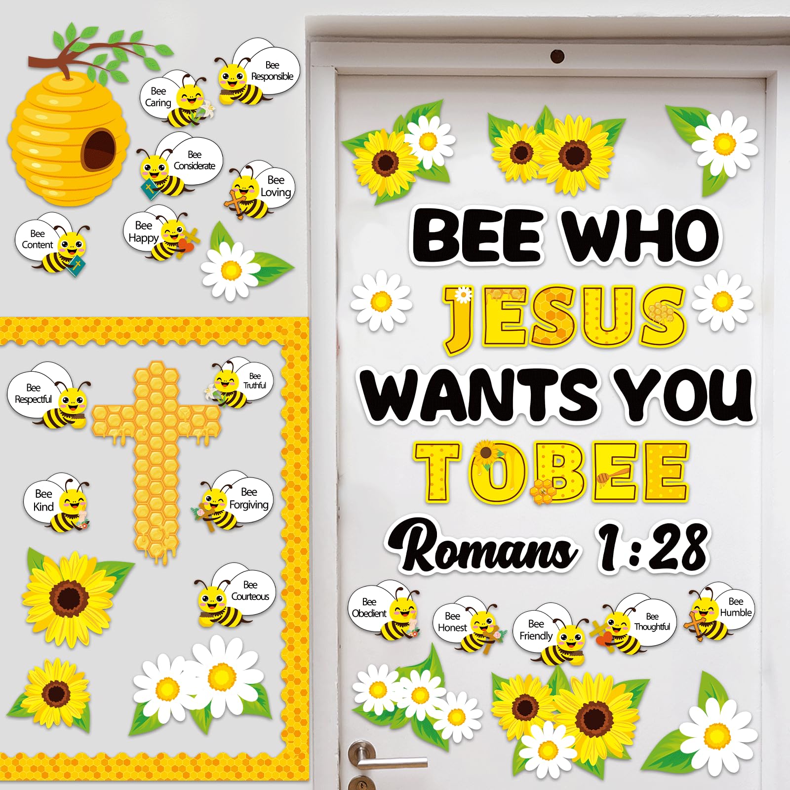 Snapklik.com : Gisgfim Bee Jesus Bulletin Board Decorations Bee Who ...