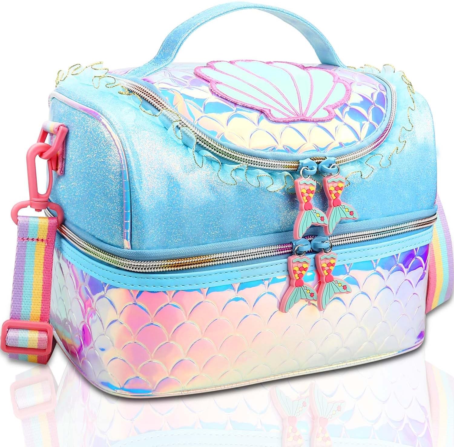 Amazon.com: Blippo® Pink Lunch Box for Girls - Insulated Lunch Box for ...