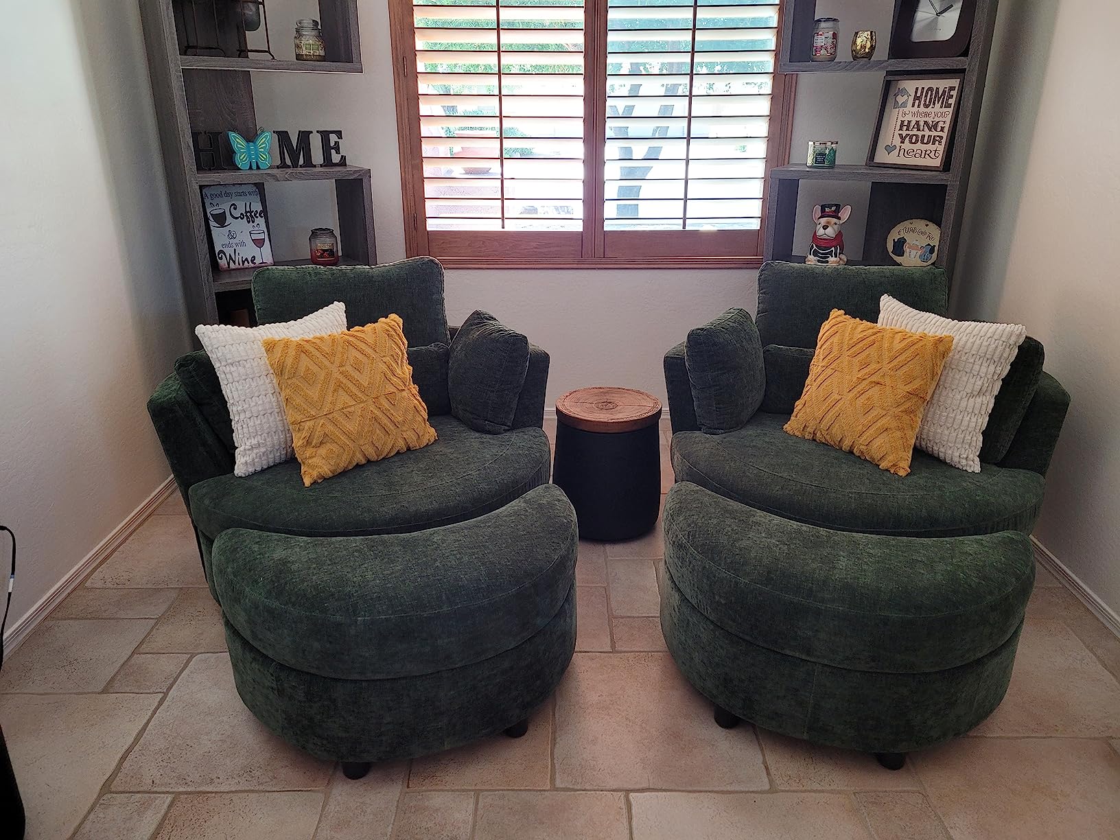 $27/mo - Finance 51" W Swivel Accent Barrel Chair Set Lounge Club Big ...