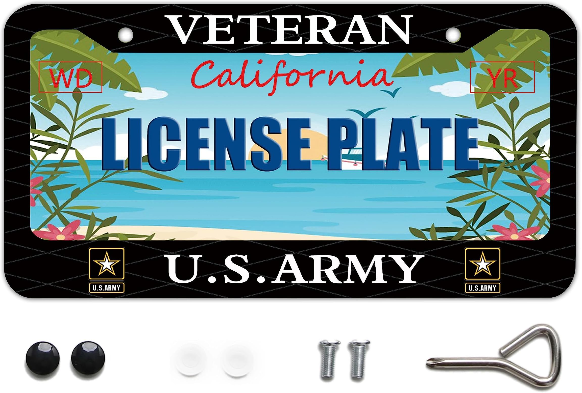 Amazon.com: U.S. Army Logo License Plate : Automotive