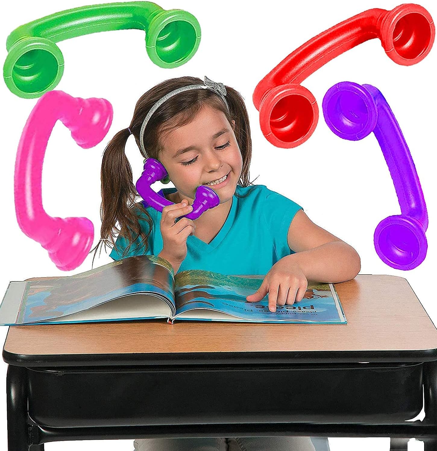 Amazon.com: 4E's Novelty Whisper Phones for Reading - Pack of 4 ...