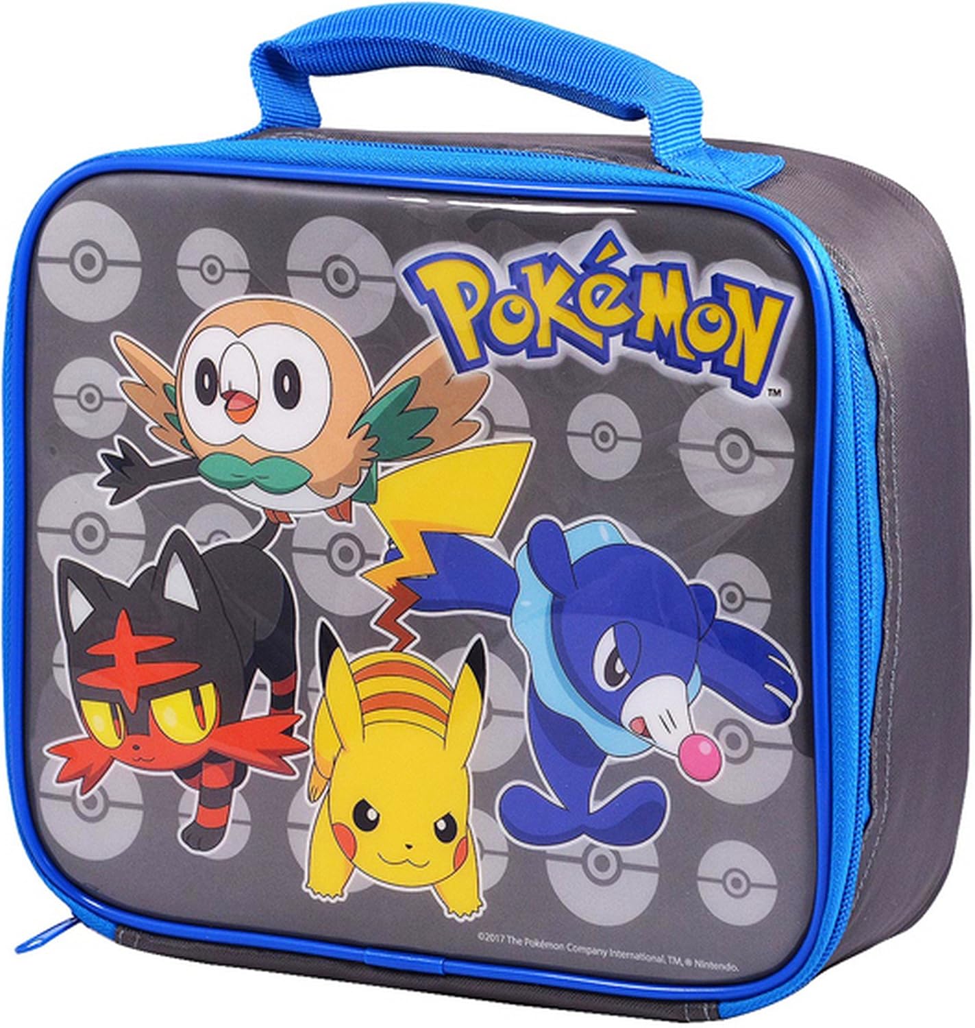 Pokemon Rectangle Lunch Bag Pikachu, Rowlet, Litten and Popplio ...