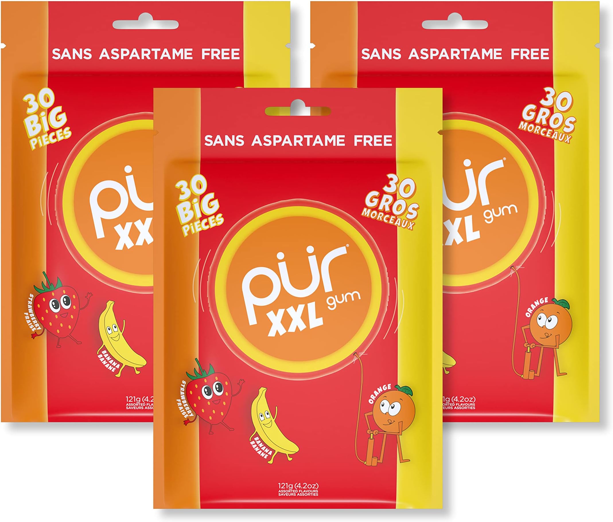 Amazon.com : PUR Gum 8 Flavor Assortment Spearmint, Peppermint ...