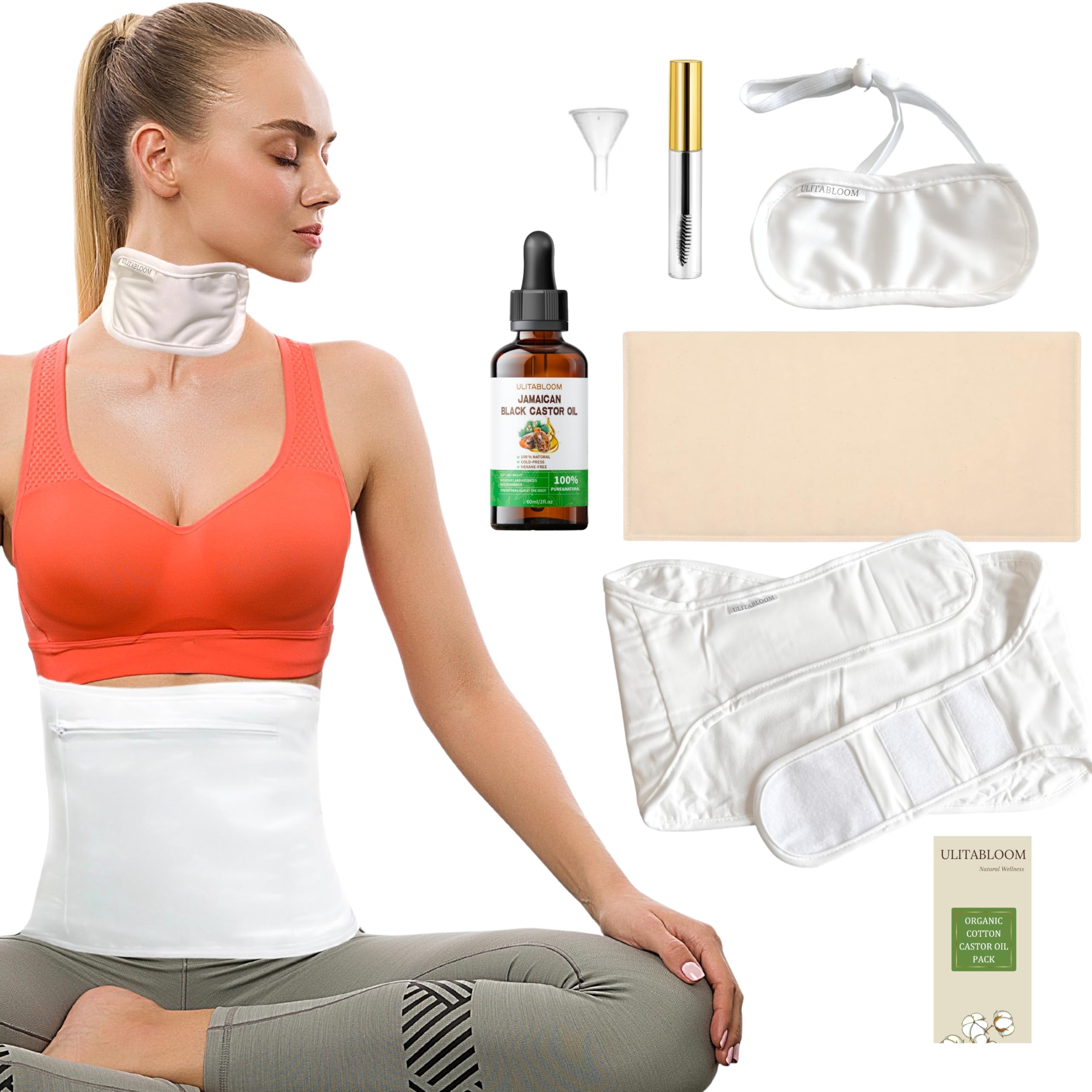 Amazon.com: Castor Oil Pack Wrap Organic, Jamaican Black Castor Oil ...