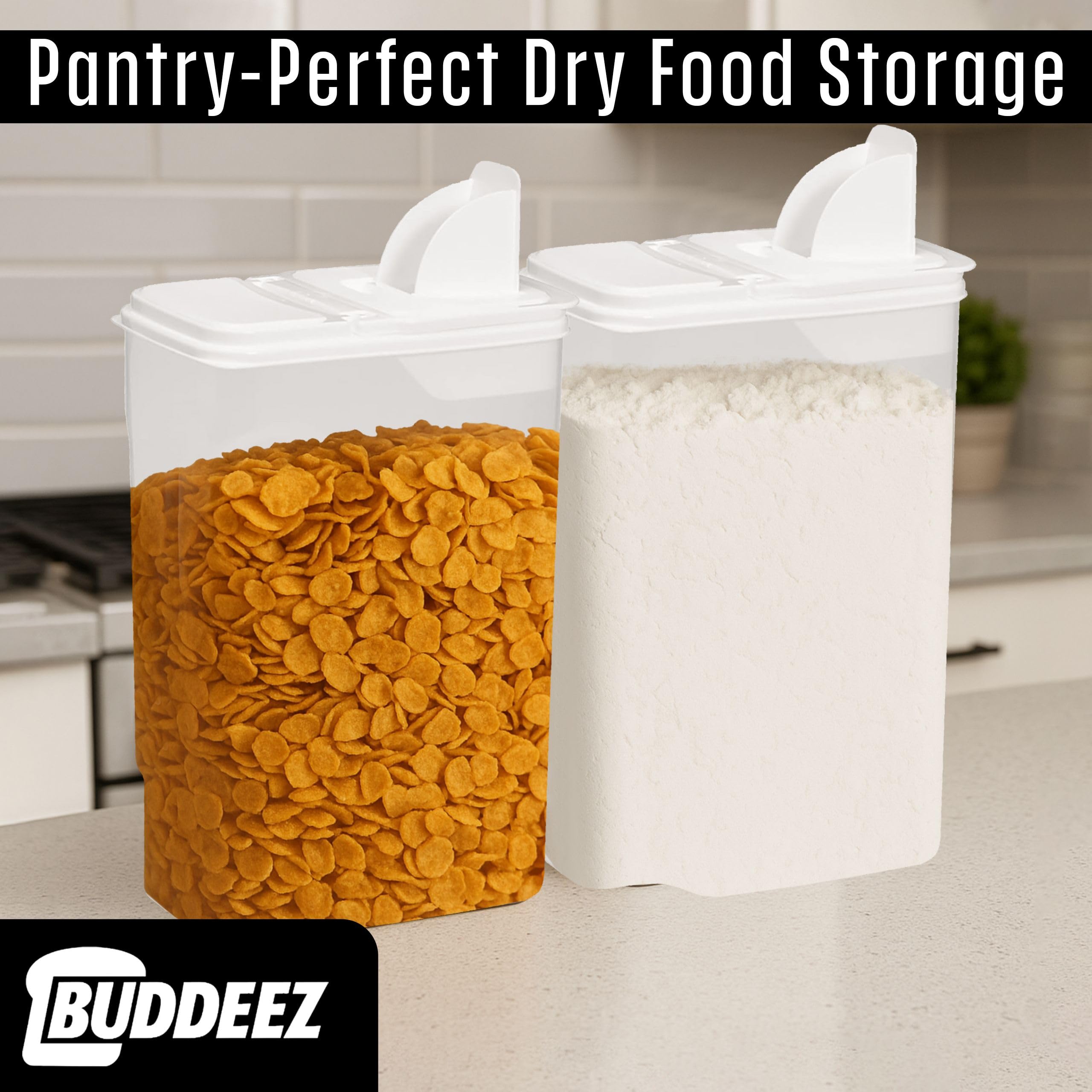 Snapklik.com : Buddeez Large Food Storage Container - 8 Quart Pantry ...