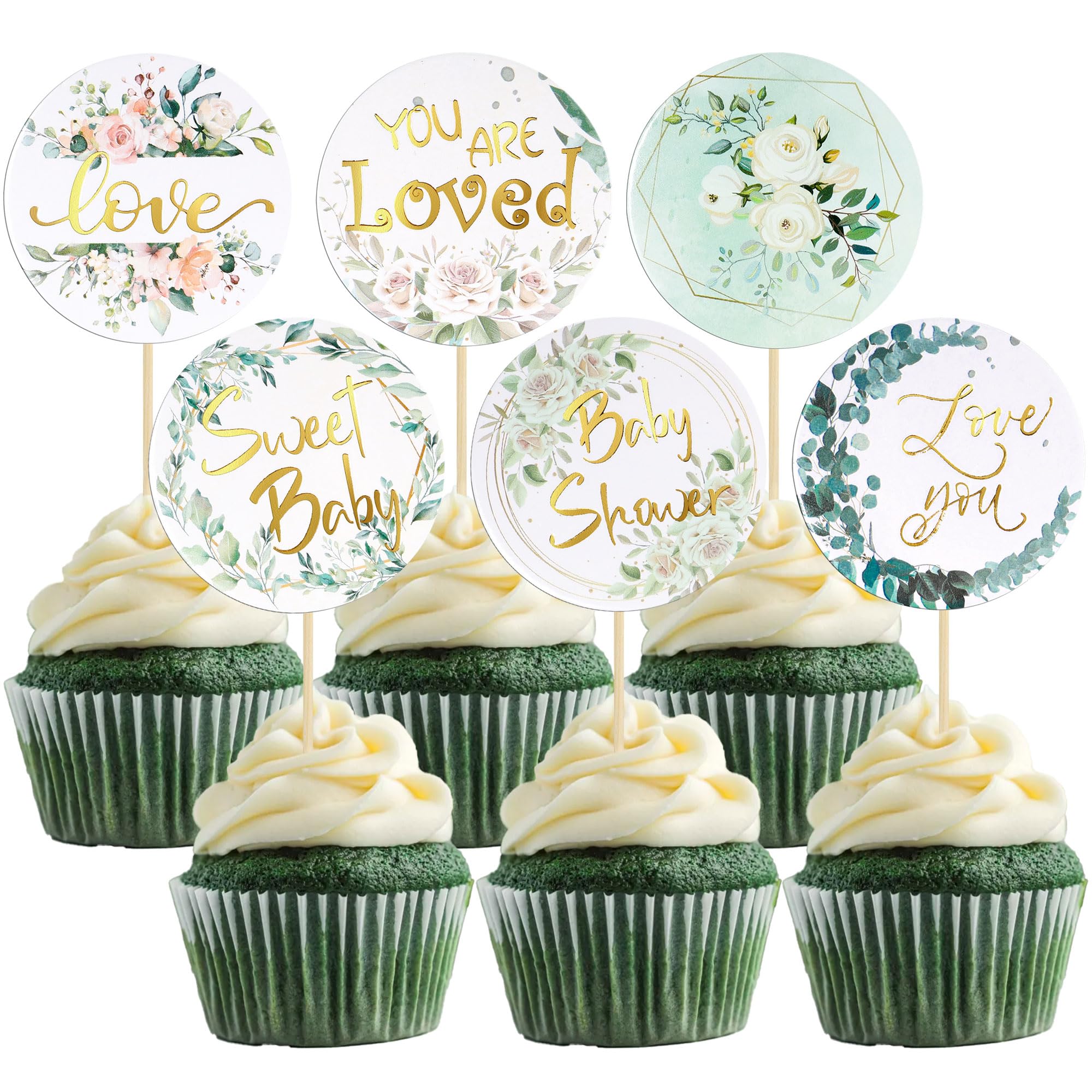 Baby Shower Cupcake Toppers Template Pumpkin Cupcake Topper Baby