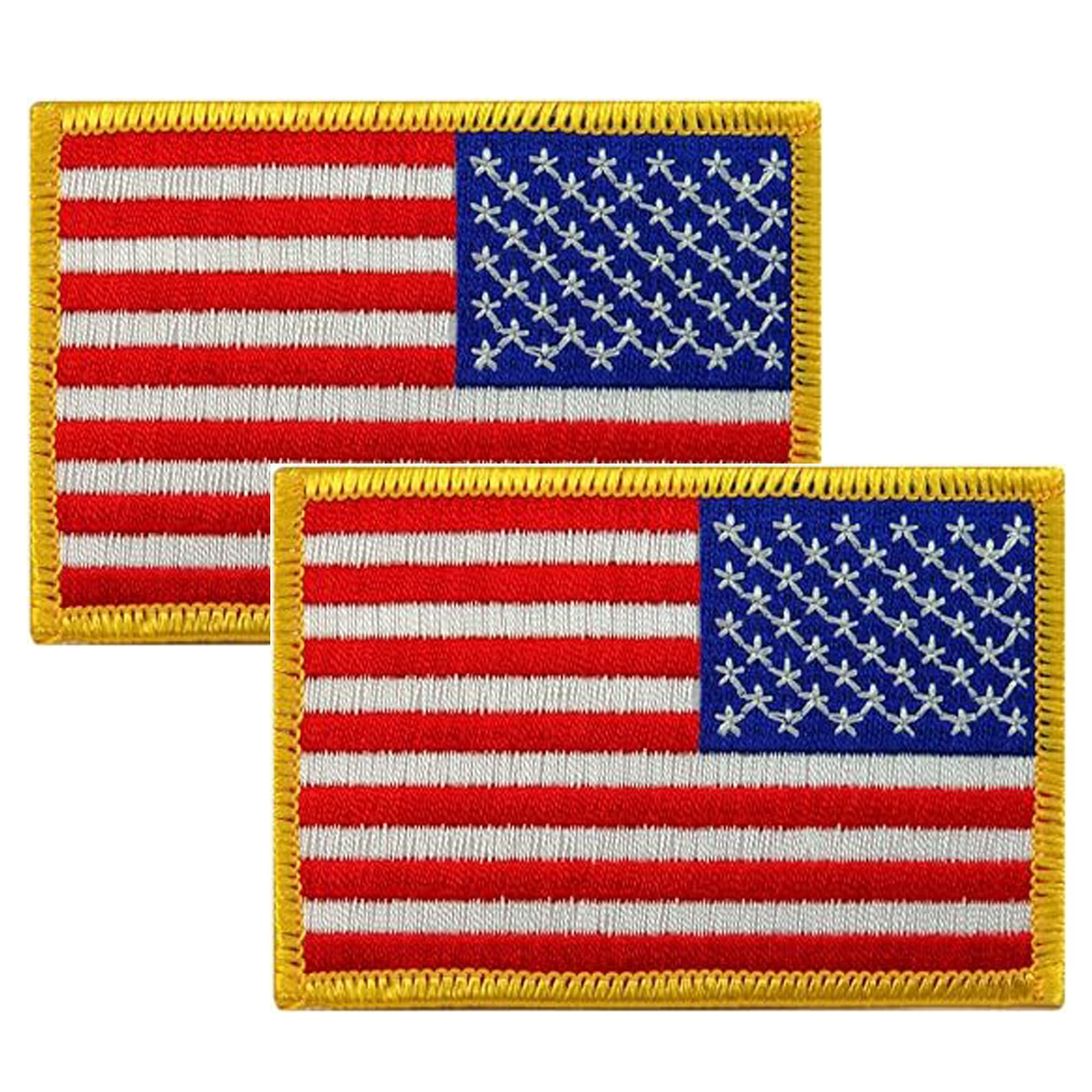 Amazon.com: 2 Pack Tactical Patches of Reverse USA Flag Patch American ...