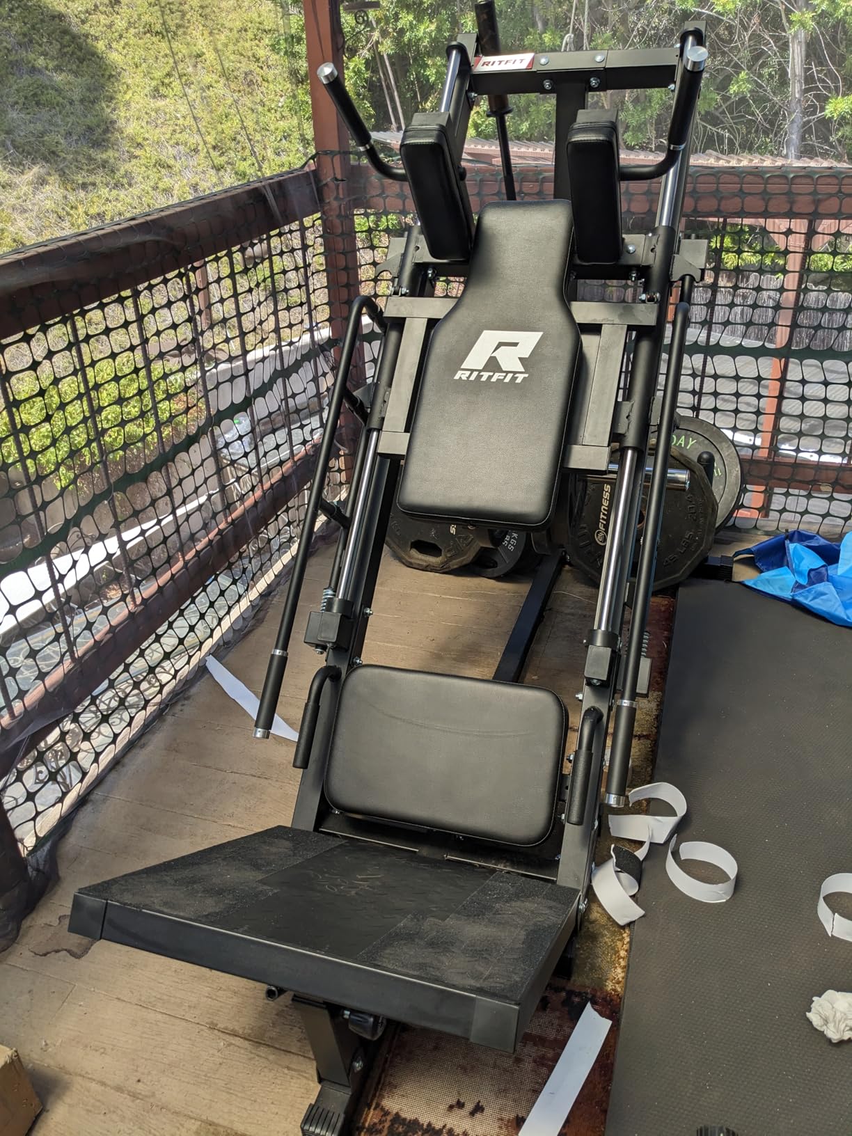 $26/mo - Finance RitFit Leg Press Hack Squat Machine, Professional ...