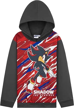 Amazon.com: Sonic The Hedgehog Hoodie for Boys Teens Shadow Knuckles ...