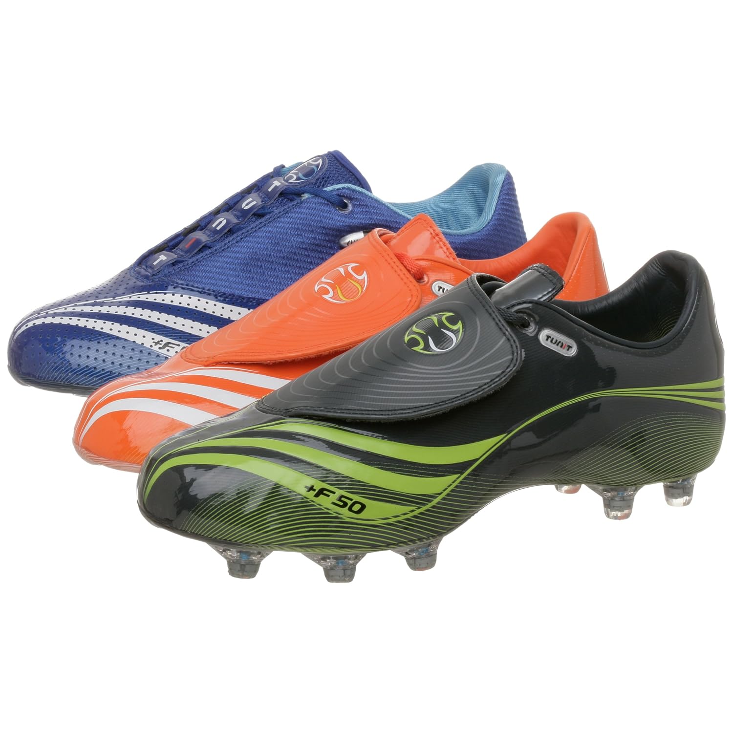 Buy adidas Men's +F50.7 TUNIT Premium Soccer Shoe,Victory Blue/Dk Shale ...