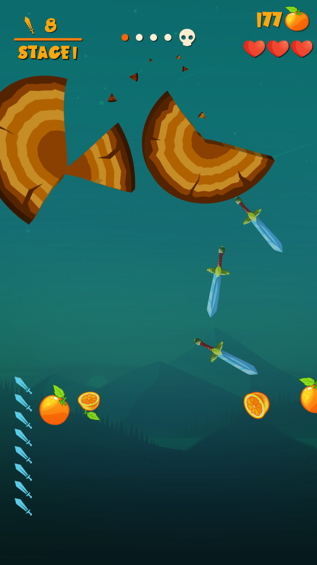 Knife Shooter: Knife Throw & Hit Challenge. An addictive hitting knife ...