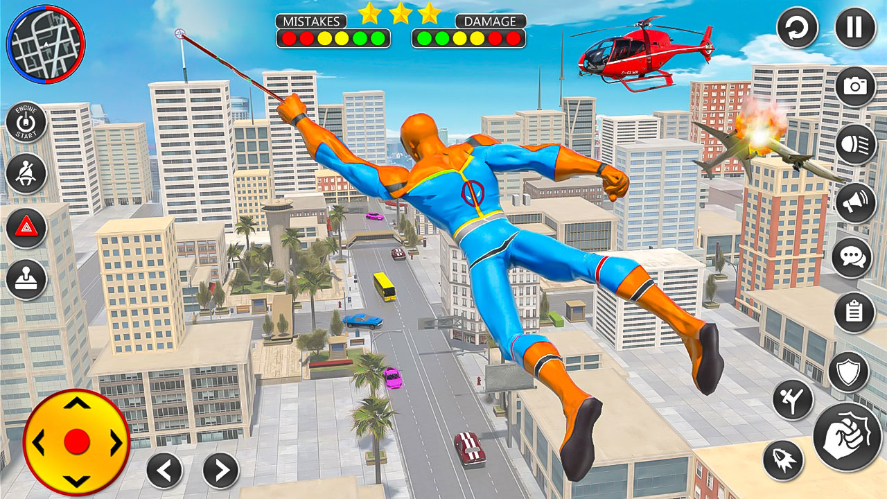 Superhero Flying Spider Rope Hero City Shooting Action Game 3D ...