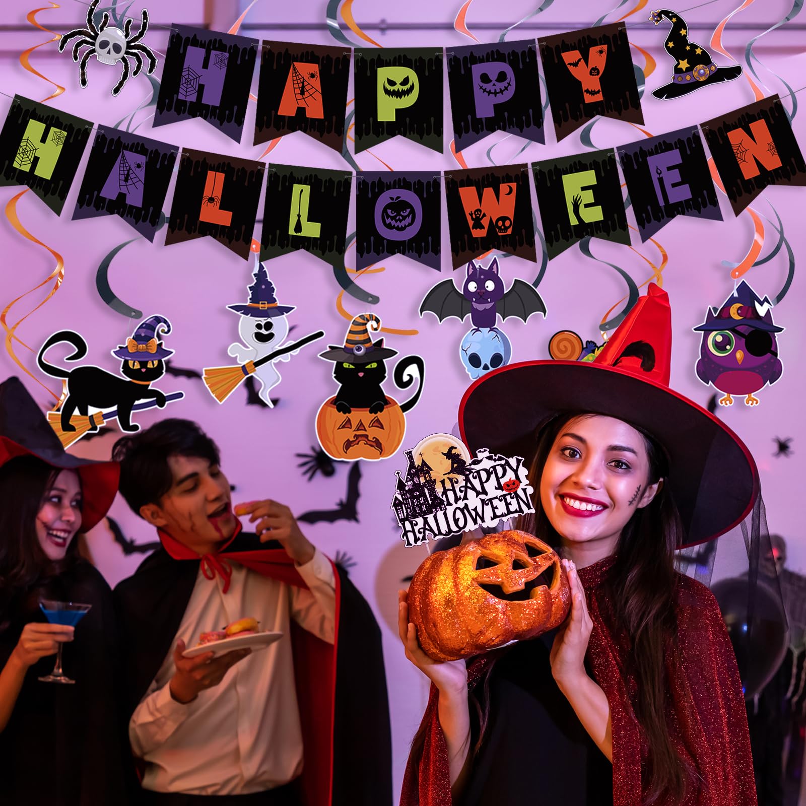 Snapklik.com : Halloween Birthday Party Decorations Halloween ...