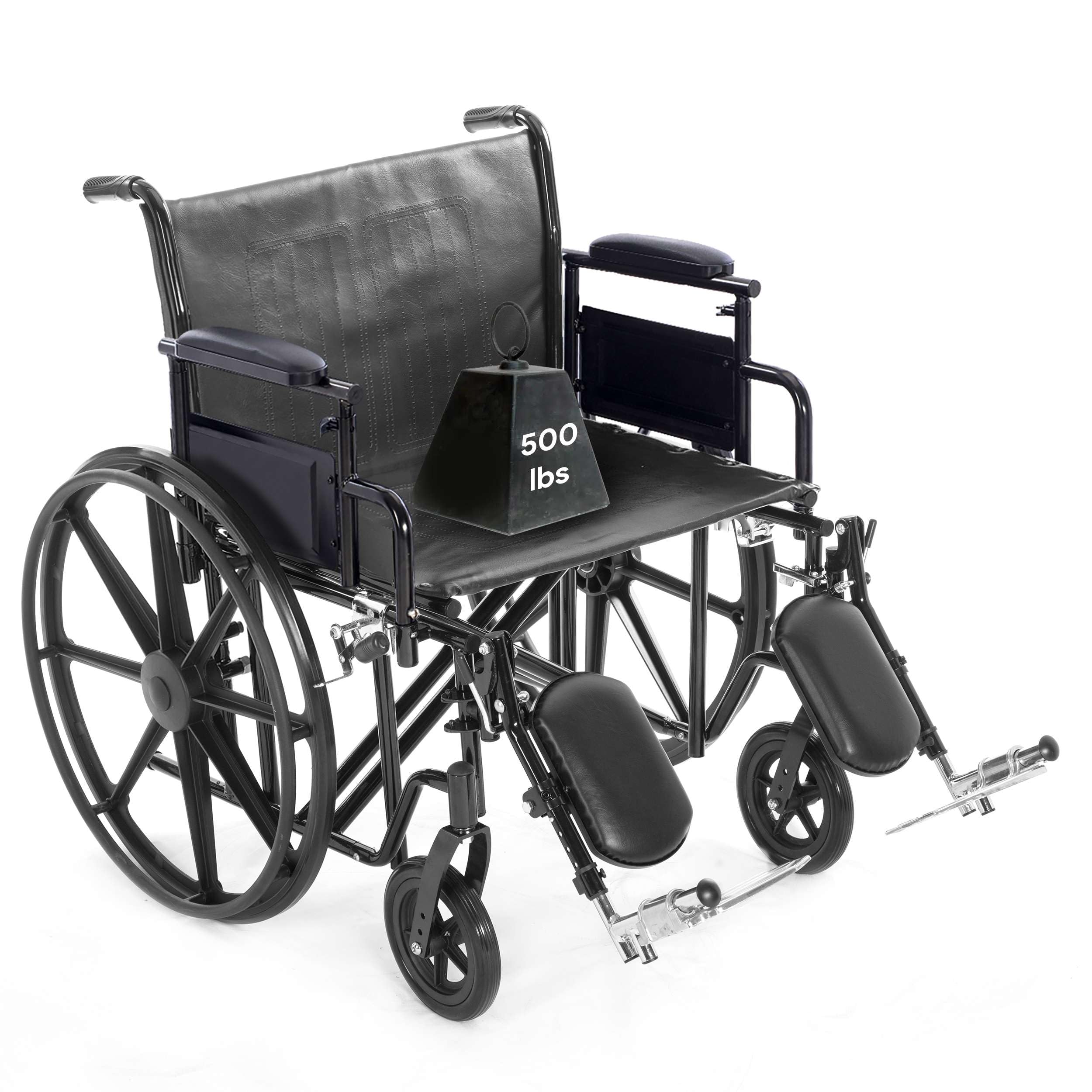 Amazon.com: Heavy Duty Bariatric Wheelchair for Adults - Black ...