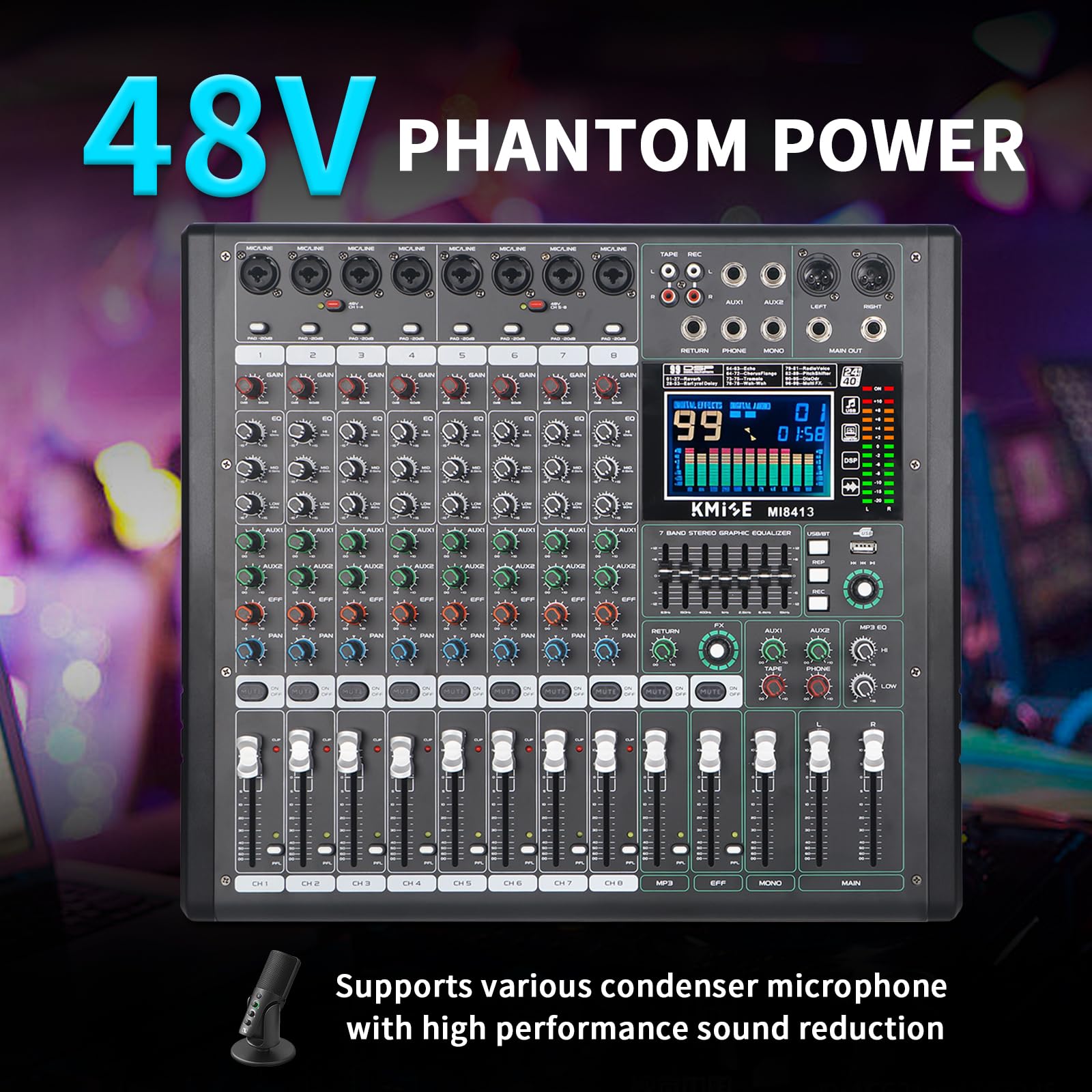 Snapklik.com : Audio Mixer 12 Channel Digital Audio Pro-Series Sound ...