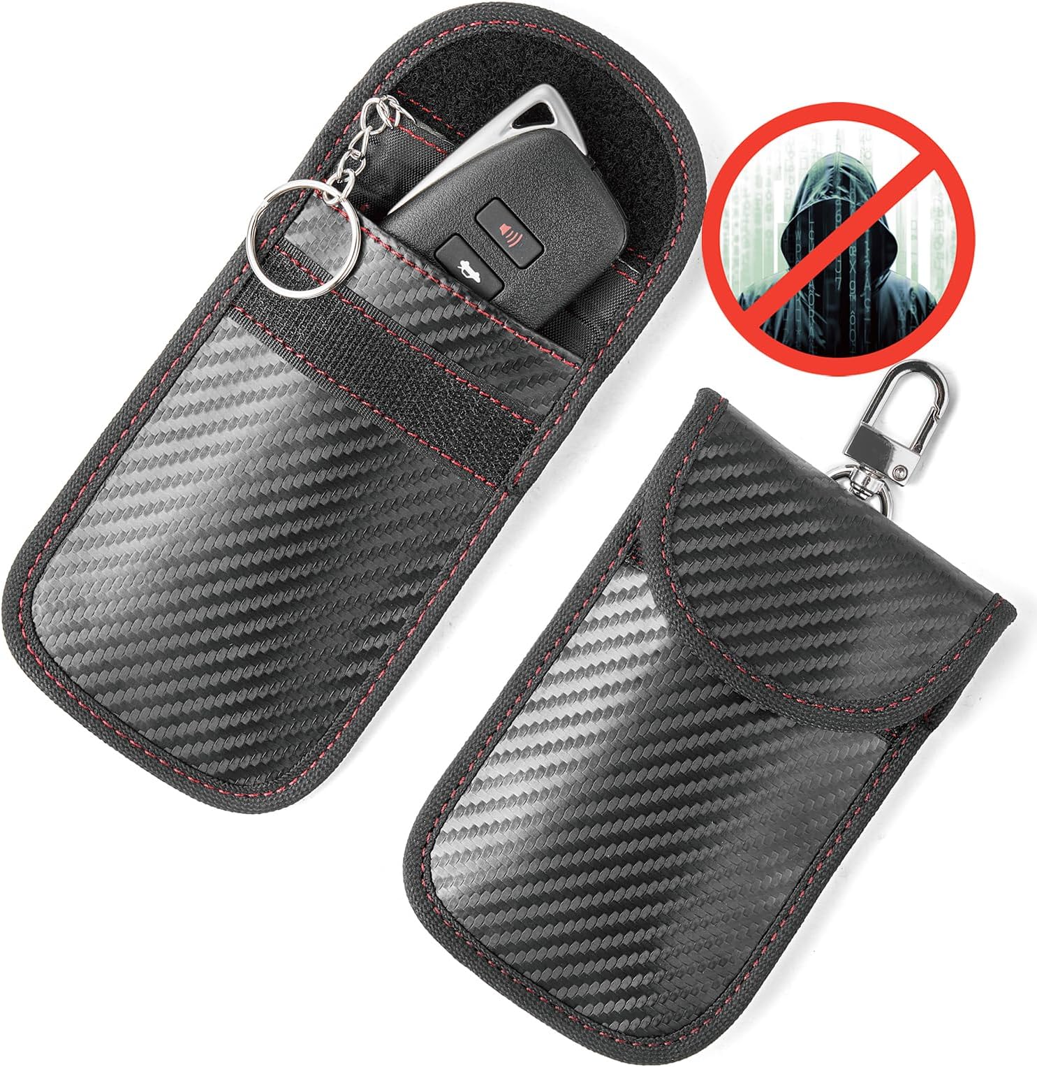 Amazon.com: Upgraded Faraday Bag for Key Fob (2 Pack), TICONN Premium ...