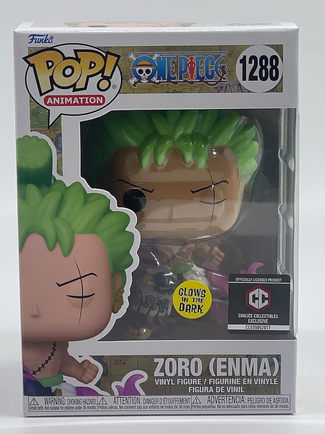 Amazon.com: Funko Pop! Animation: One Piece - Zoro (Enma) Special ...