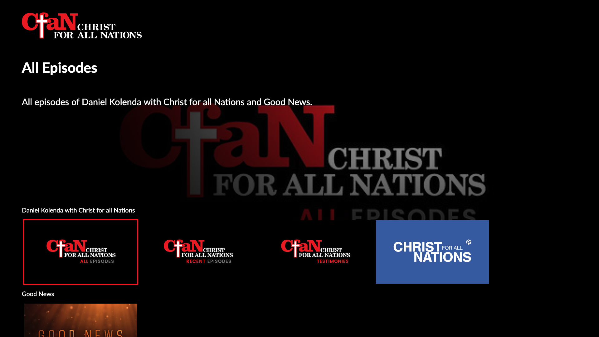 Christ for all Nations - App on Amazon Appstore