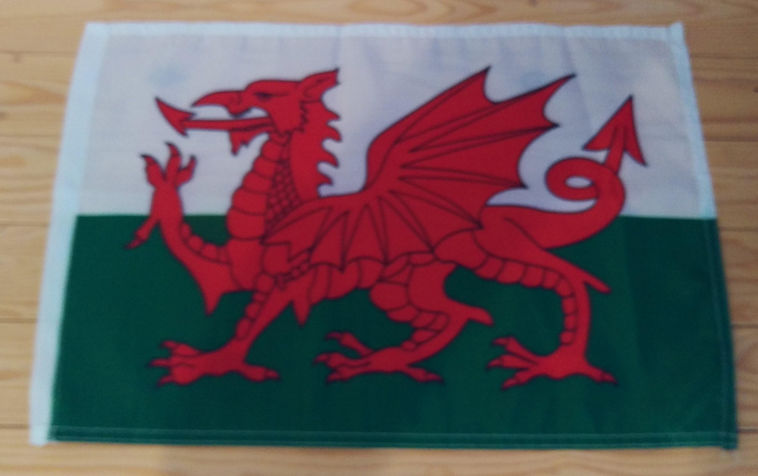 Storm&Lighthouse Welsh Flag Cymru Wales Flag 150cm x 90cm with Eyelets ...
