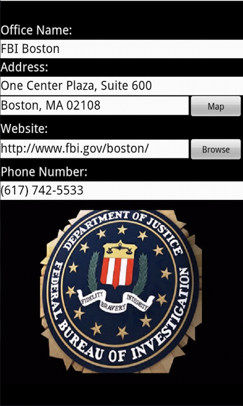 FBI Field Offices: Federal Bureau of Investigation:Amazon.com:Appstore ...