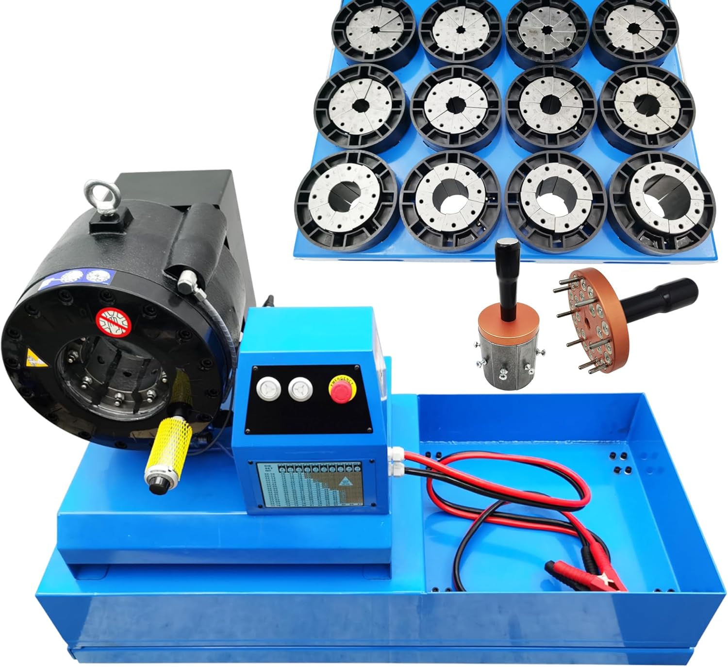 EQCOTWEA Vehicle Hose Crimper High Pressure Hydraulic Rubber Hose and ...