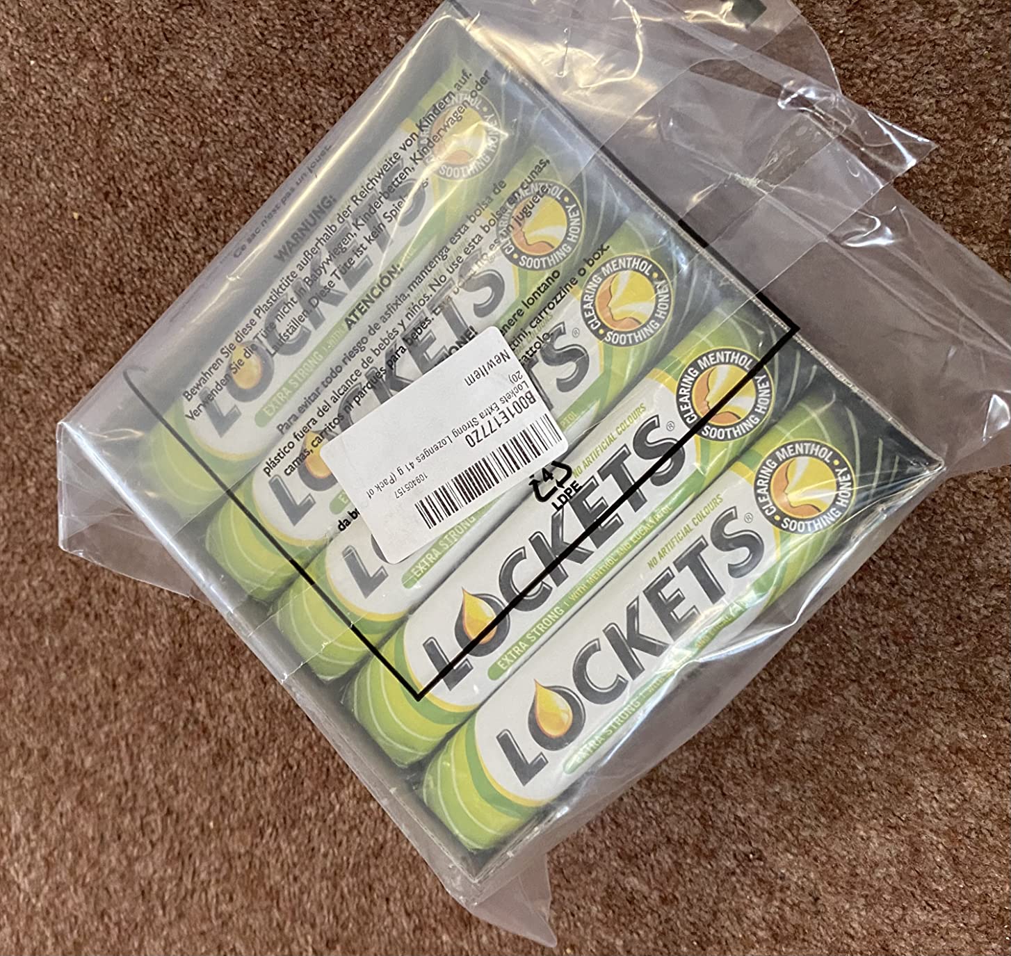 Lockets Extra Strong Lozenges 41 g (Pack of 20) : Amazon.co.uk: Health ...