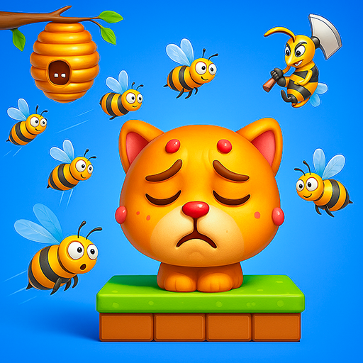 Draw to Save the Dog: Protect & Rescue Puppy from Bees Brain Puzzle ...