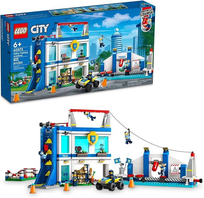 Amazon.com: LEGO City Police Training Academy 60372, Station Playset ...