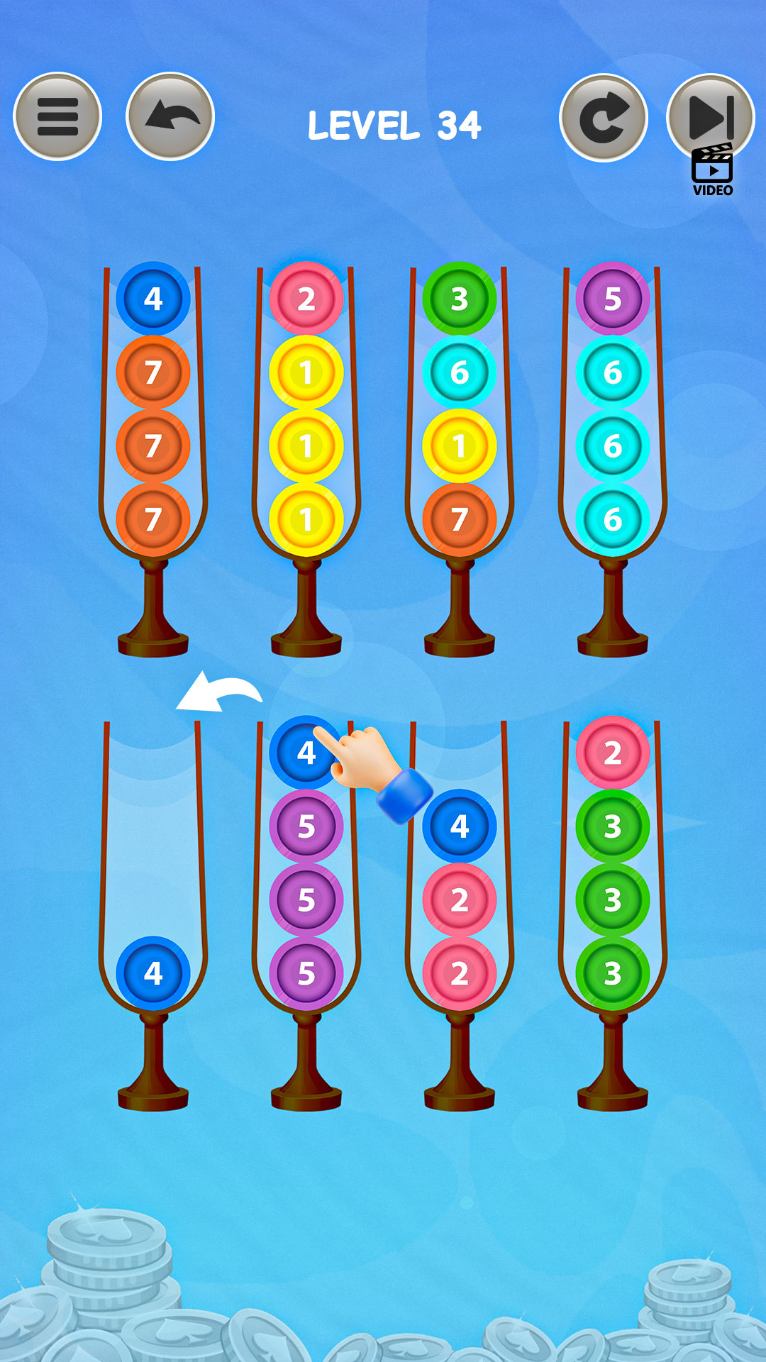 Coin Puzzle: Sort'n Merge Coins - Coin Merge Games 2023 Free Coins ...