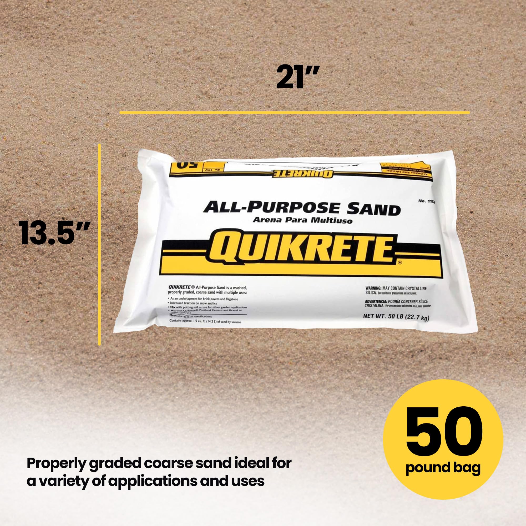 Snapklik.com : QUIKRETE All Purpose Sand For Potting Soil