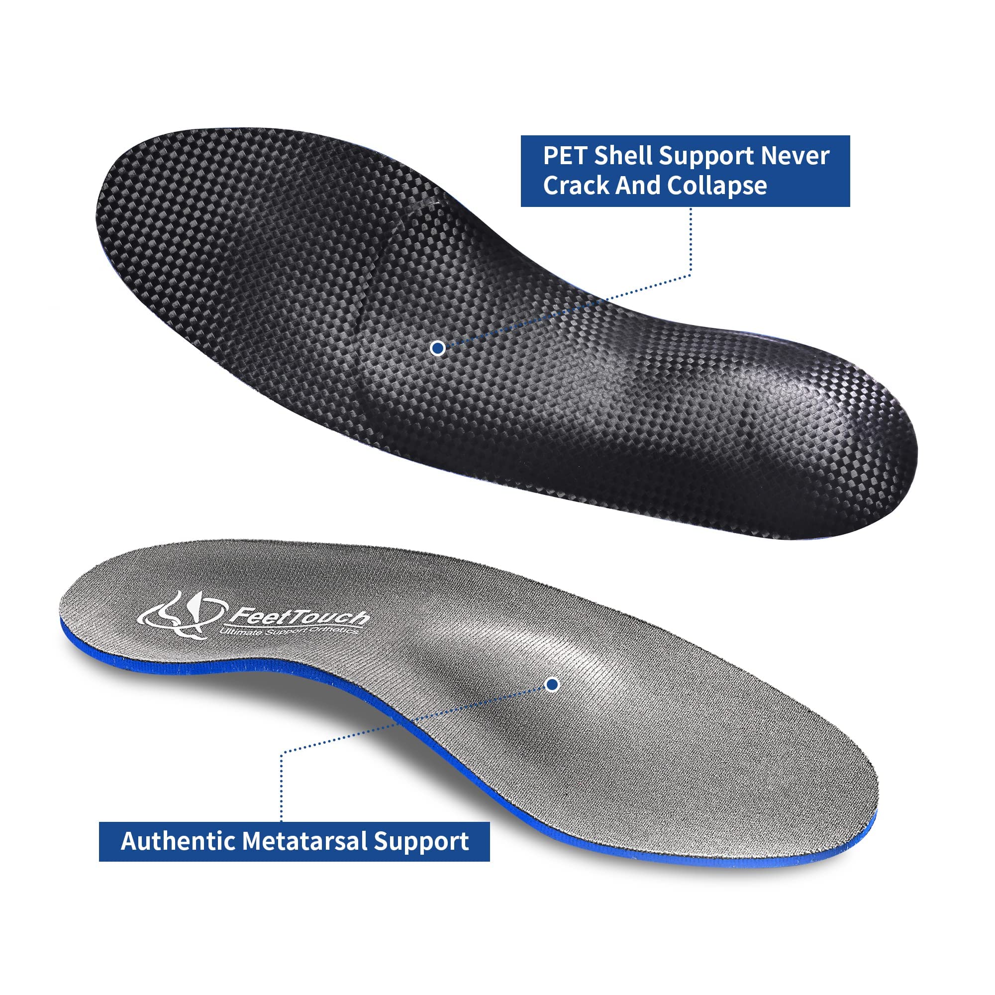 Snapklik.com : FeetTouch Strong Arch Support Orthotics For ...
