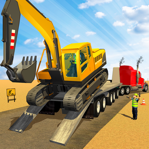 Heavy Machines Transporter Simulator: Heavy Cargo Transport Truck ...