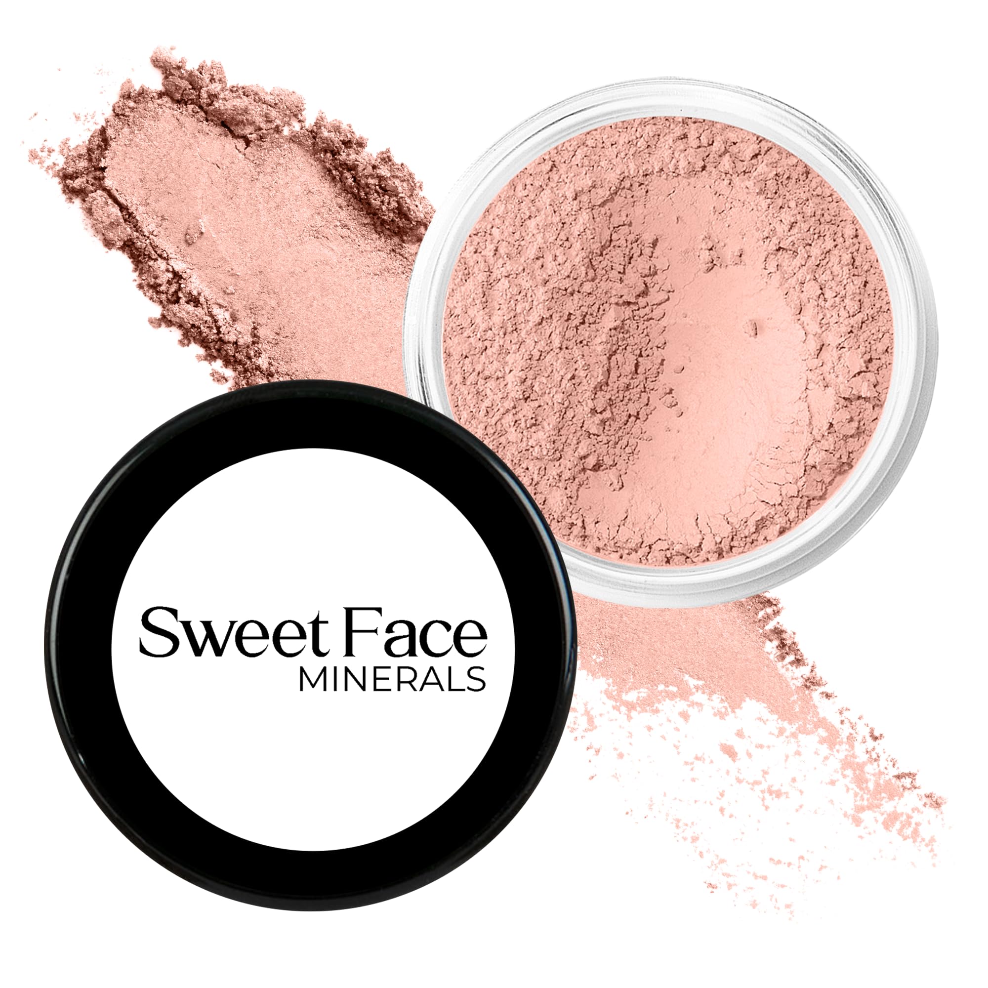 Amazon.com : BLUSH (SWEET CHEEKS) Mineral Makeup Powder Bare Face ...