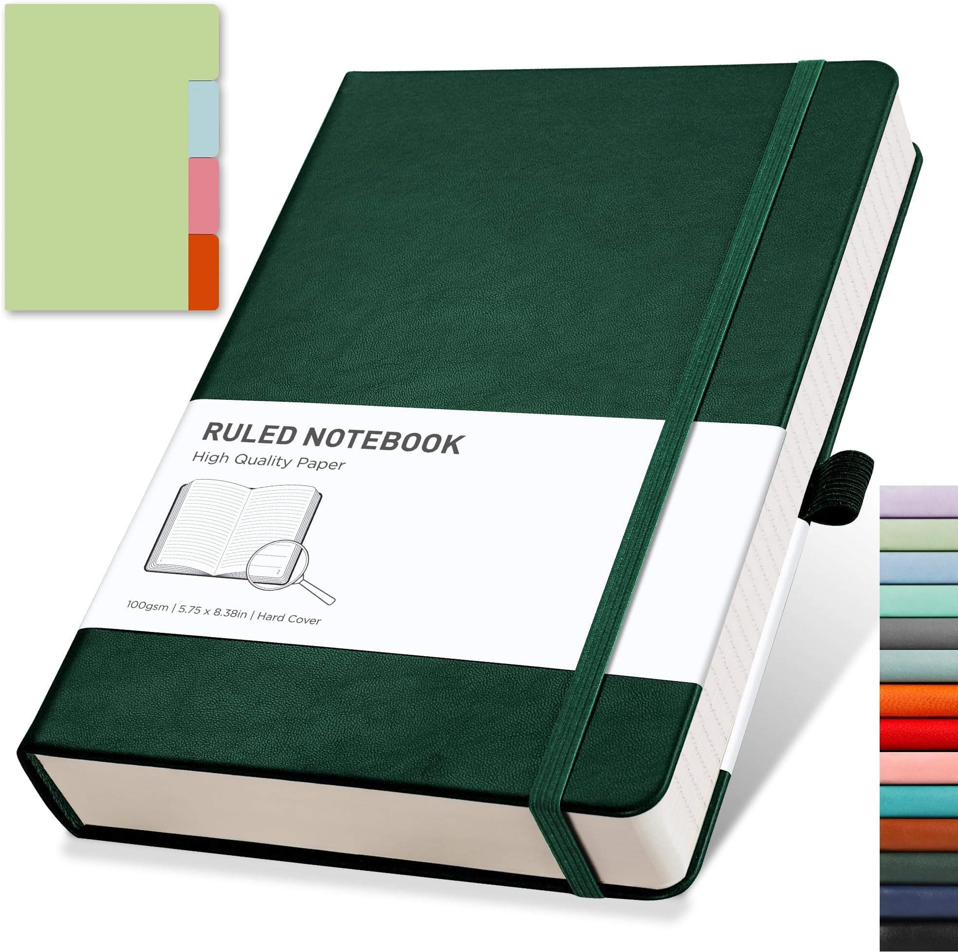 Moleskine Classic Ruled Paper Notebook - Soft Cover and Elastic Closure ...