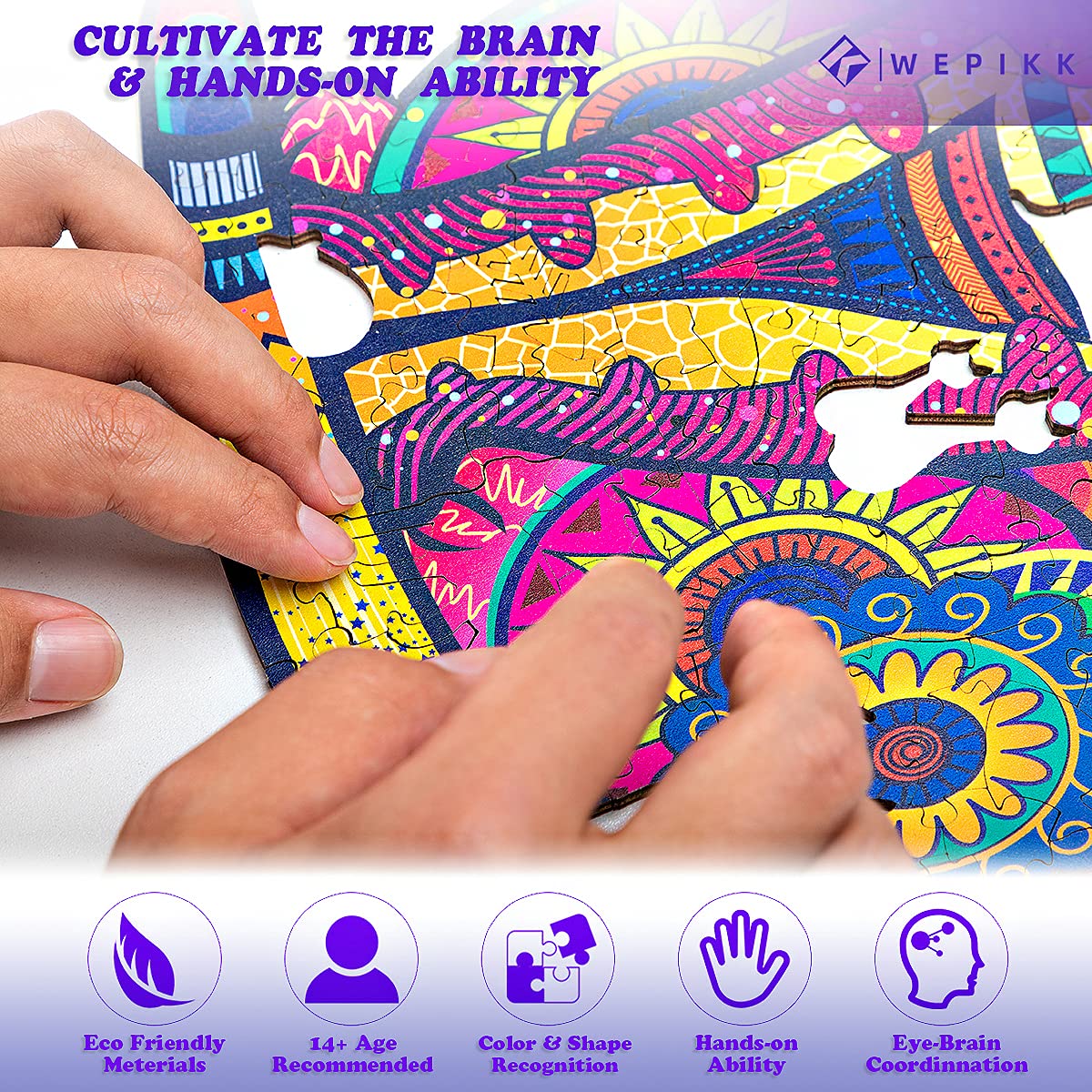 Snapklik.com : Puzzles For Adult Wooden Puzzles Jigsaw Puzzles Animals ...