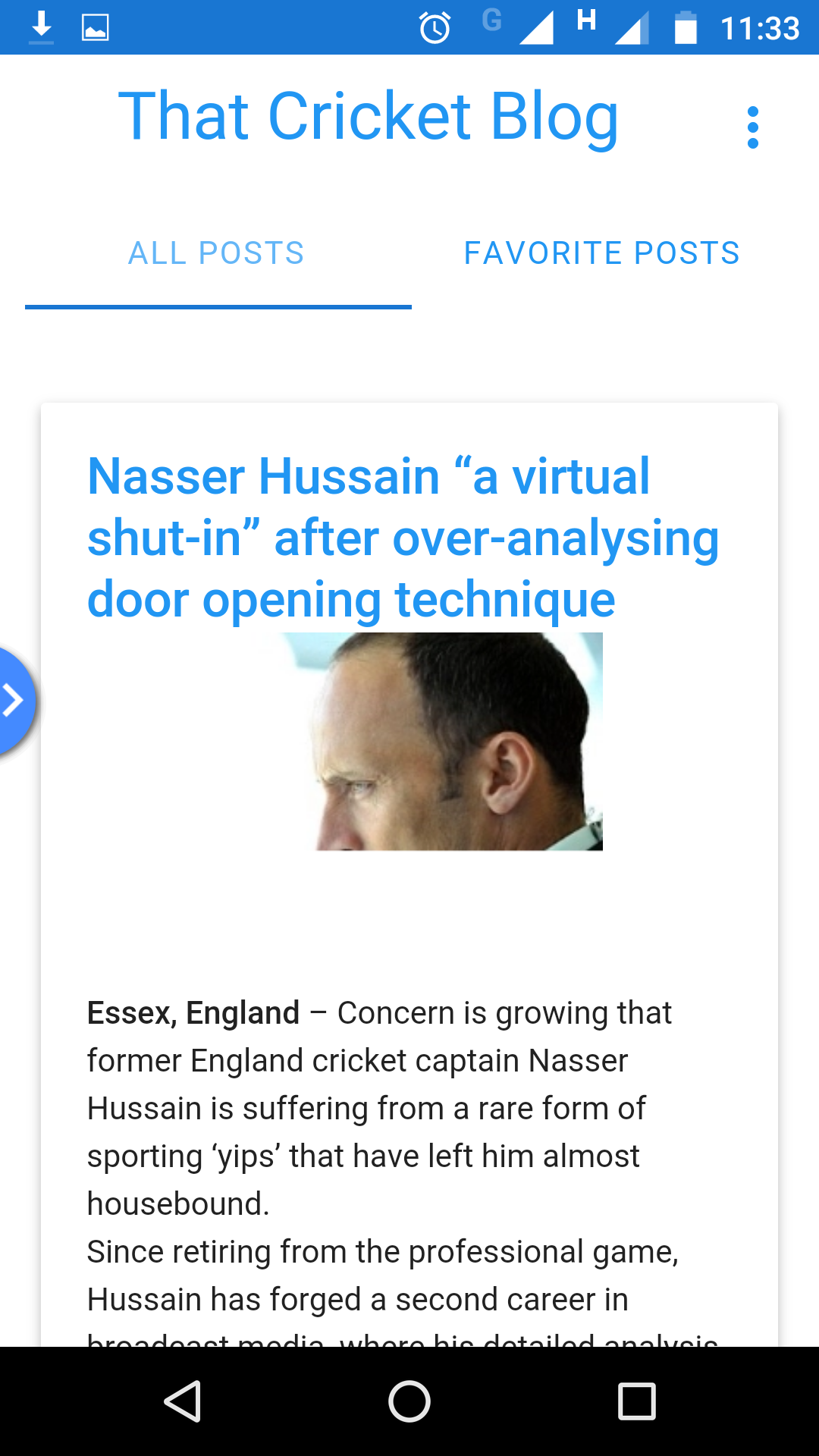 That Cricket Blog - App on Amazon Appstore