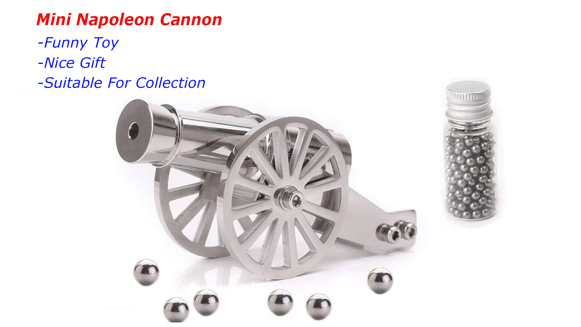 Watch Mini Napoleon Cannon Model Stainless Steel Military Model on ...