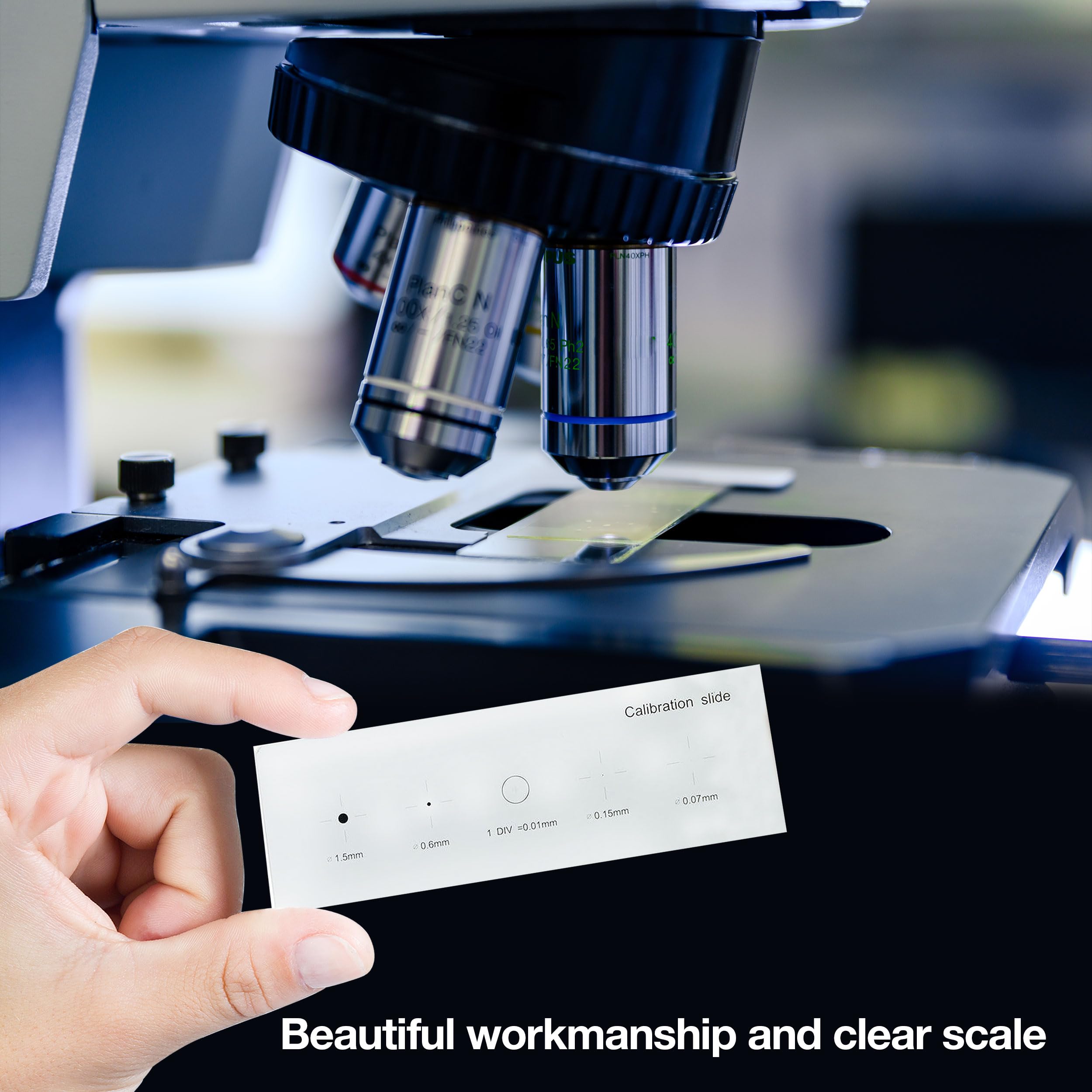 Snapklik.com : 0.01mm Dot Crosshair Microscope Camera Slide ...
