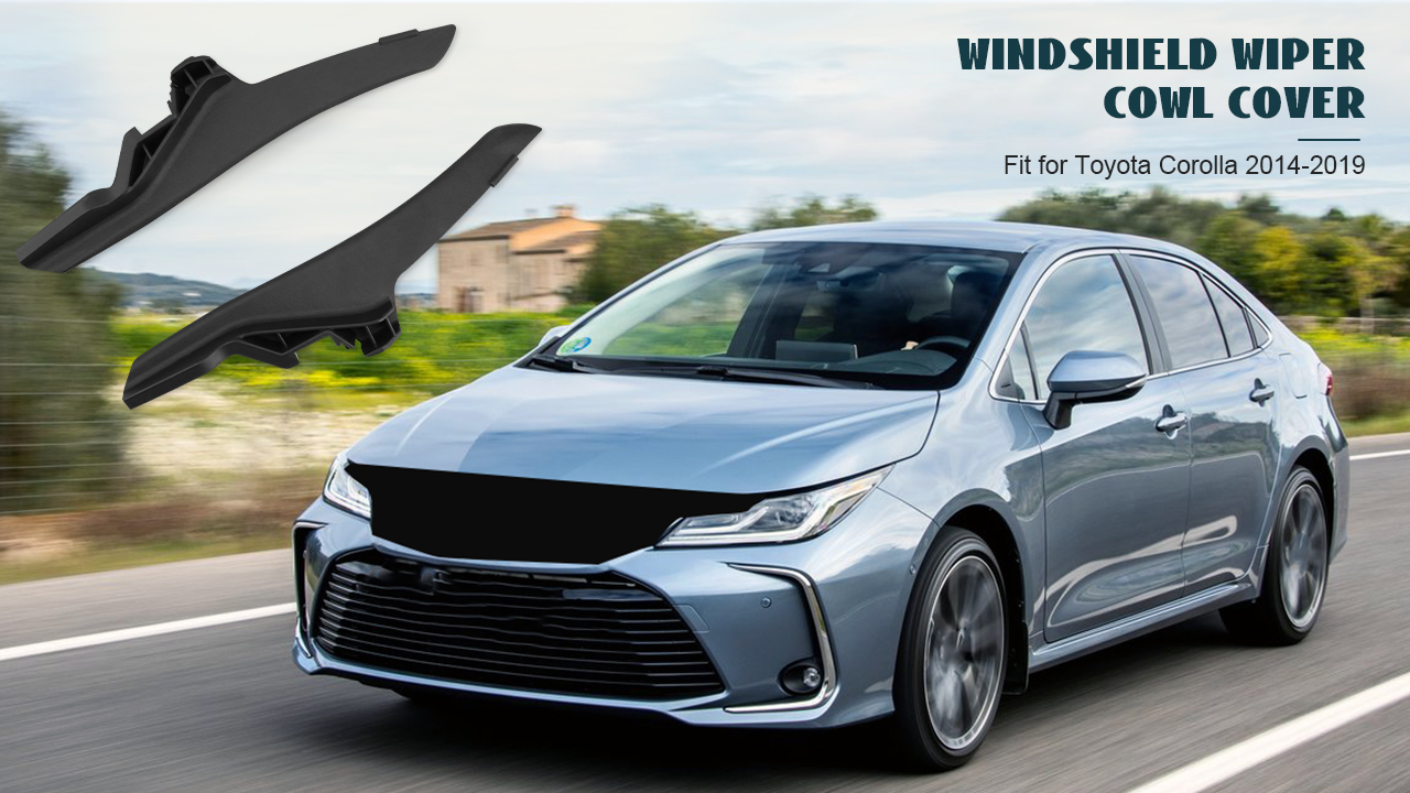 Watch Front Windshield Wiper Side Seal Cowl Extension Cover Trim on ...