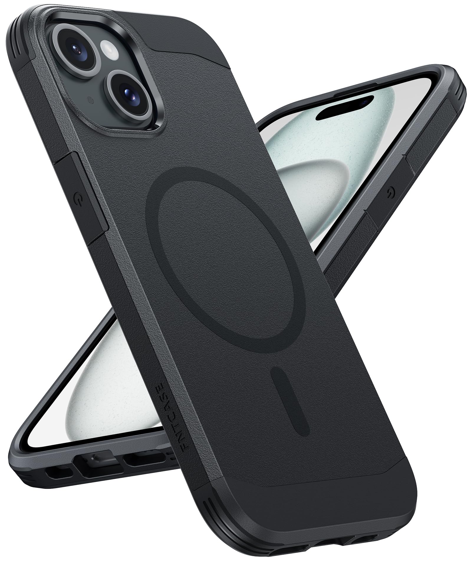 Amazon.com: FNTCASE for iPhone 15 Magnet Case: iPhone 14 Magnetic Dual Layer Military Grade Drop ...
