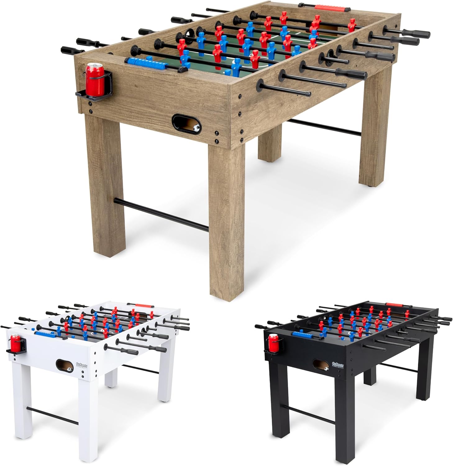 Brandclub - GoSports 54 Inch Full Size Foosball Table - Black, Oak, or ...