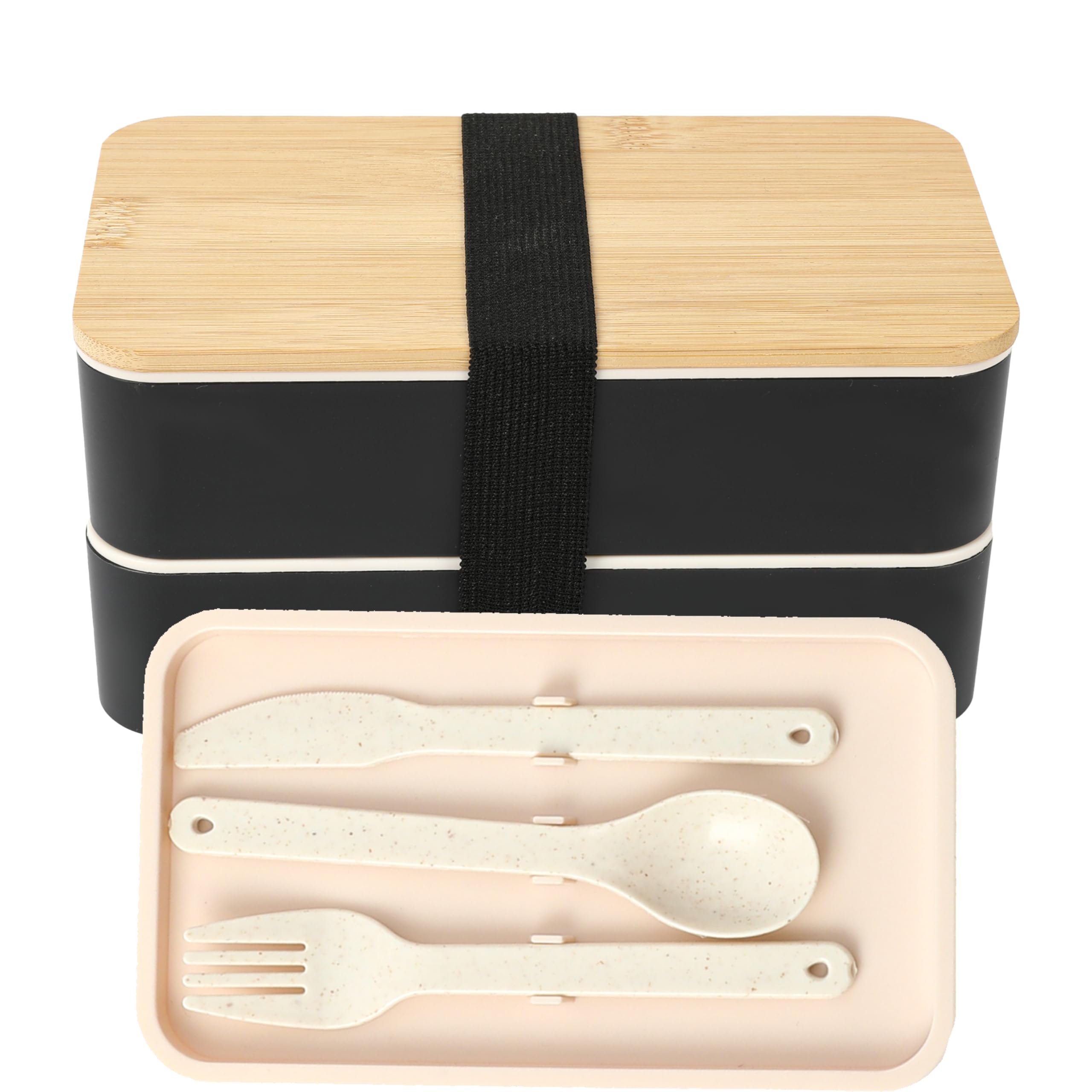Amazon.com: Grippi Ring Bento Box Adult Lunch Box - Silicone and Bamboo ...