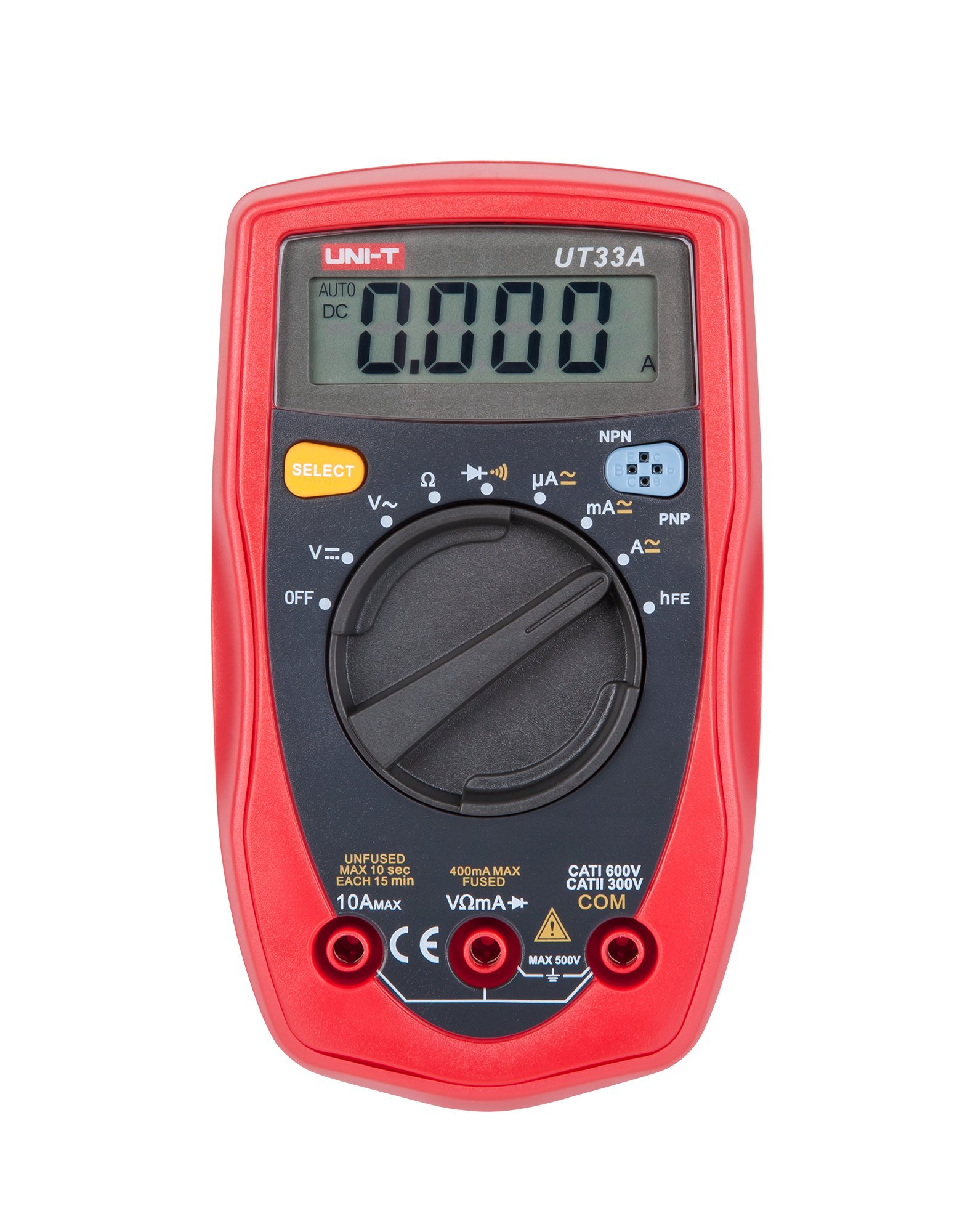 Buy UNI-T MIE0062/UT33A Digital Multimeter, Current Measurement, AC/DC ...