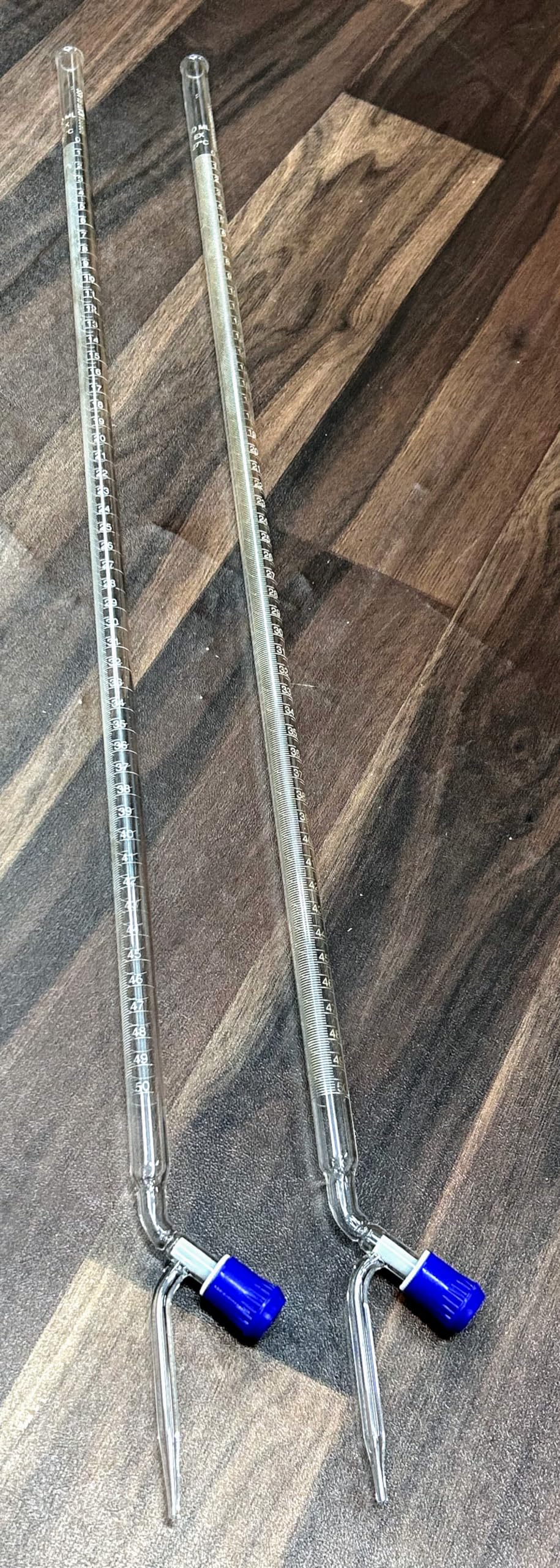 Buy DT Science House Borosilicate glass burette 50ml capacity, class B ...