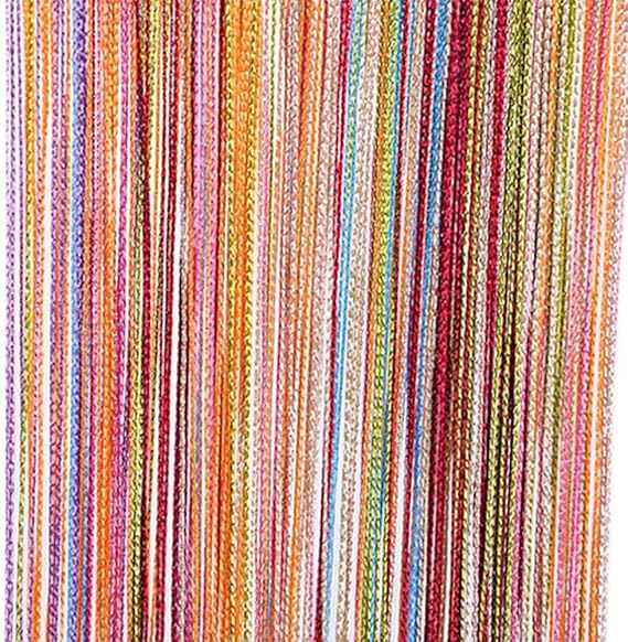 Amazon.com: Tangpan 7 Color Colorful Door String Thread Fringe Window ...