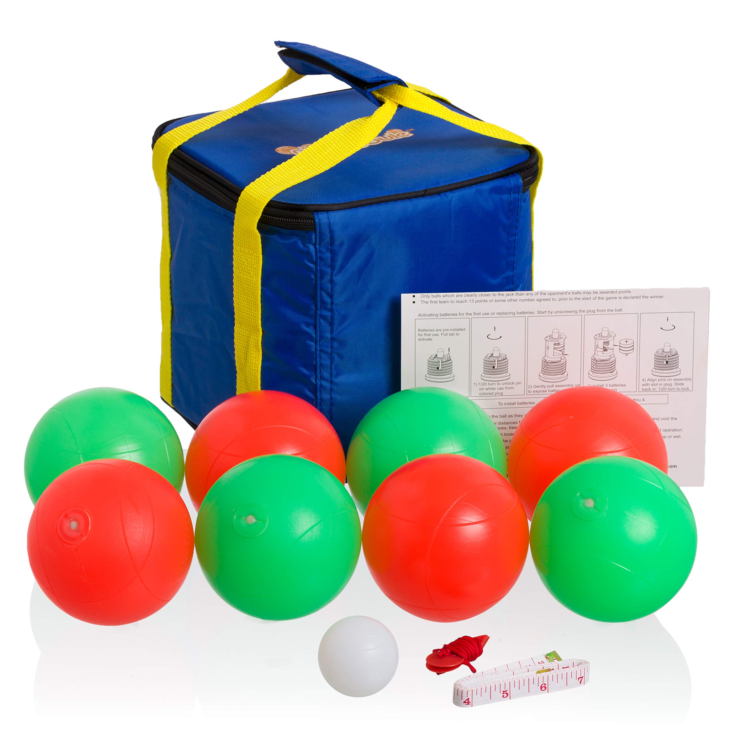 Snapklik.com : Playaboule Glow In The Dark LED Day Night Lighted Bocce ...
